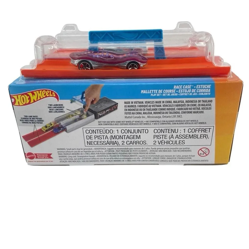 Hot Wheels | Toys | Hot Wheels Race Case Stunt Tracks Playset Dual ...